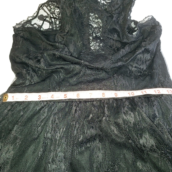 NAF NAF | Dresses | Naf Naf Paris Dark Croquette Girl In Lace Dark ...